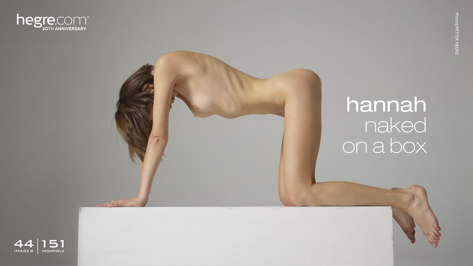 Hannah Naked On A Box